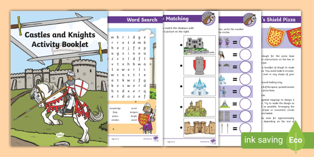 Castles and Knights Activity Booklet (teacher made) - Twinkl