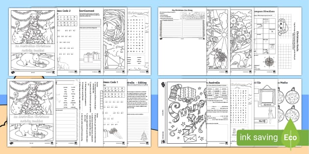 Australian Christmas Booklet - Parents - 3-4 - Topics