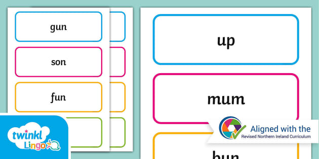 Linguistic Phonics Stage 5/6 Phase 3a 'u' Sound Word Cards