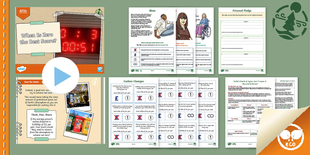 FREE! - Eco Adventurers | Year 4 Lesson 6: Net Zero - Twinkl