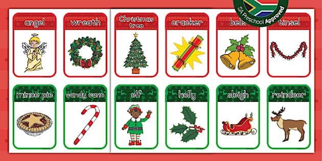 Christmas Flashcards Twinkl South Africa Twinkl