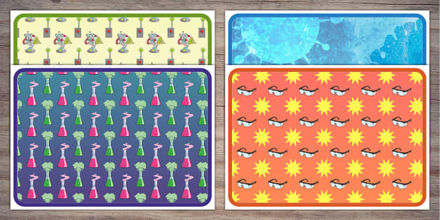 Mad Science Placemats | Twinkl Party (teacher made) - Twinkl