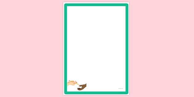 Simple Passing Page Border | Page Borders | Twinkl - Twinkl
