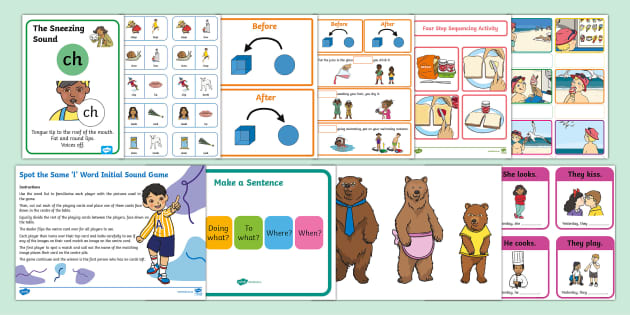 Speech Pathology Worksheets Taster Pack | Primary Resources