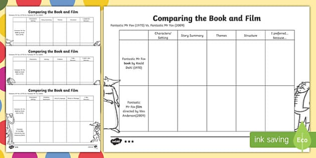 Differentiated Book and Film Comparison to Support Teaching on Fantastic Mr