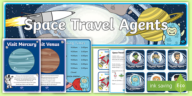 Space Travel Agents Role Play Pack (teacher made) - Twinkl