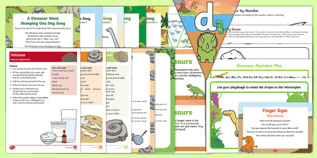 Childminder Dinosaur EYFS Resource Pack