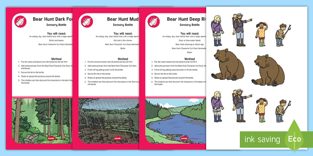 Bear Adventure Sensory Bottle Resource Pack (teacher made)