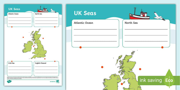 UK Seas Fact File Template,United Kingdom Seas,UK seas,uk seas and rivers
