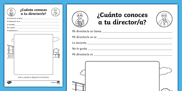 Actividad Día del Director de Escuela - Twinkl