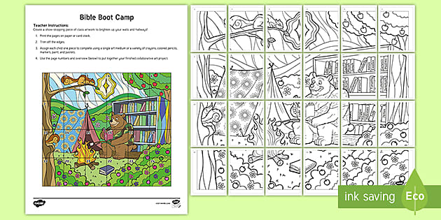boot camp coloring pages