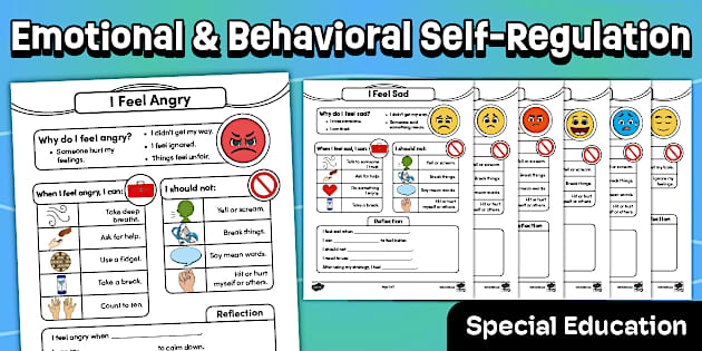 Emotional and Behavioral Self-Regulation Activity | Twinkl