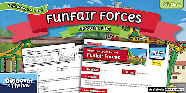 STEM (Energy and Forces) Funfair Forces Lesson Plan (6th Class)