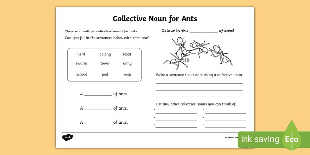 Collective Noun List