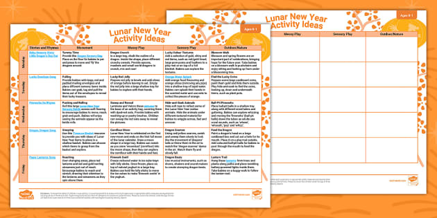 EYFS Baby Room Planning: Lunar New Year | Twinkl - Twinkl