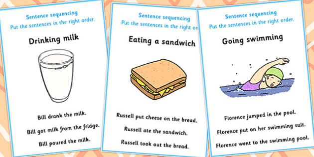 3 Step Sequencing Cards (teacher made)