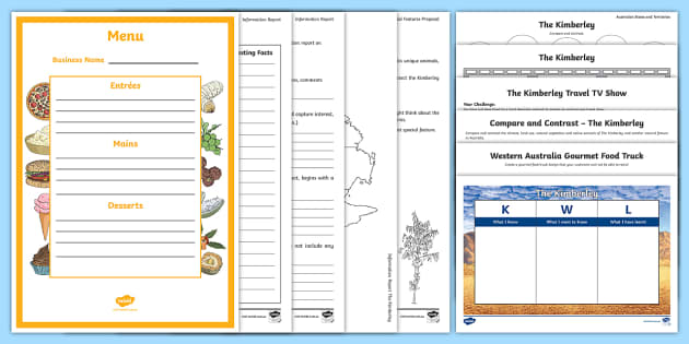 Australian States and Territories – The Kimberley Landmark Resource Pack