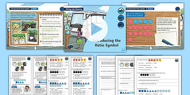 👉 White Rose Maths Compatible Y6 Introducing the Ratio Symbol