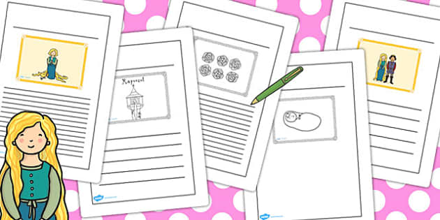 Rapunzel Story Writing Frames (teacher made) - Twinkl