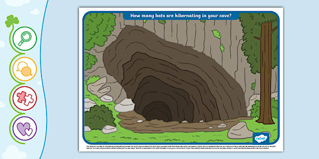 Bat Cave Modelling Dough Mat (teacher made) - Twinkl
