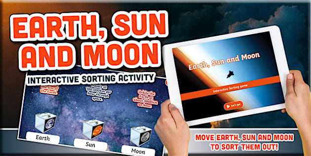 Earth, Sun and Moon Interactive Sorting Activity