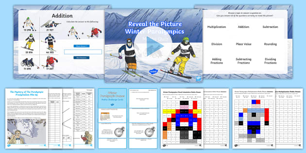 UKS2 Winter Paralympics Maths Resource Pack