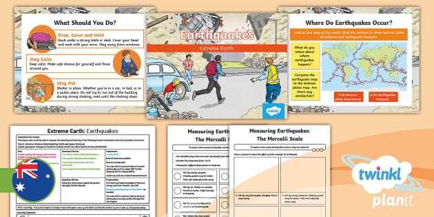Lesson Plan on Earthquake Intensity and Magnitude | Year Six