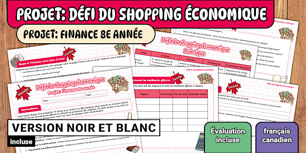 Budget Shopping Showdown Project French