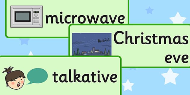 Three Syllable Final 'V' Sound Word Cards (teacher made)