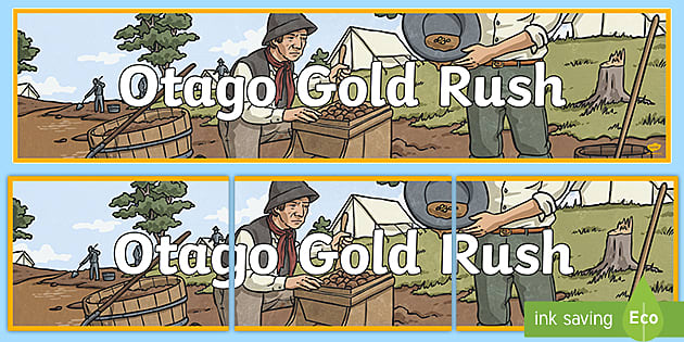 Otago Gold Rush Display Banner