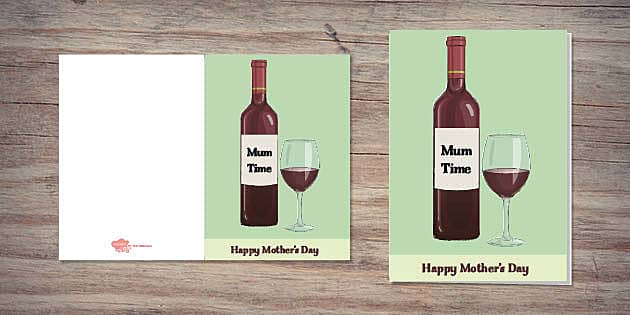 It's Mum Time Mother's Day Card | Twinkl Party - Twinkl