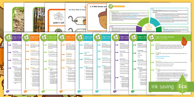 KS1 Take It Outside: Autumn Nature STEM Activities - Twinkl