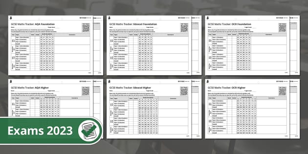 FREE! - 👉 Past Paper Checklist (GCSE) (teacher made)