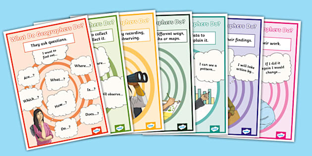 What Do Geographers Do? Posters - Twinkl - KS2 - Twinkl