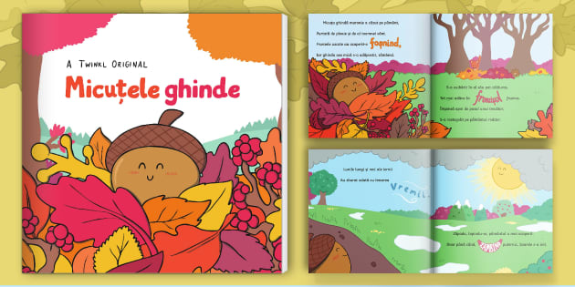 Micuțele ghinde – eBook (Hecho por educadores) - Twinkl