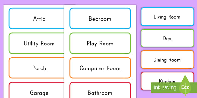 Home Living Dramatic Play Labels (teacher made) - Twinkl