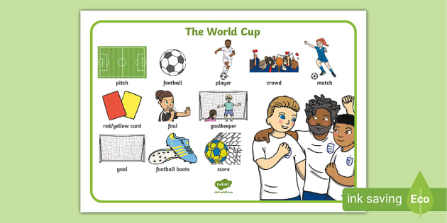 The World Cup Word Mat (teacher made) - Twinkl