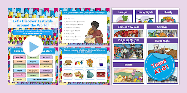 ESL Holidays and Festivals around the World [Teens, A2 - B1]