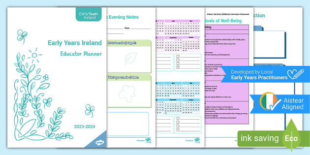 Early Childhood Educator Planner Ireland (teacher made)