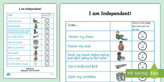 School Readiness 4 Year Old Skills Checklist - Parents