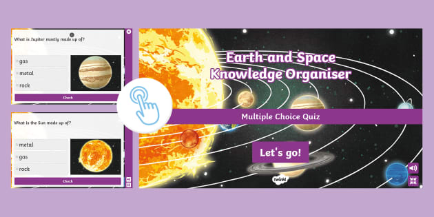 Retrieval Practice: Year 5 Interactive Earth and Space Quiz