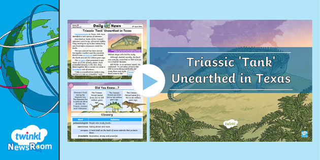 Triassic 'Tank' Unearthed in Texas | Twinkl Resources