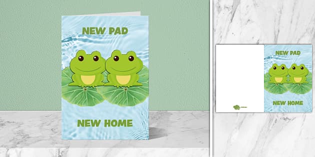 New Pad New Home Card | Twinkl Party (teacher made) - Twinkl