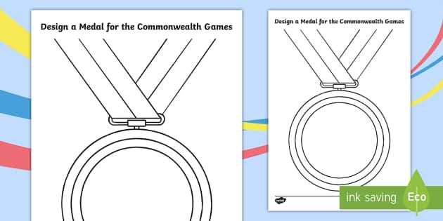 Design a Commonwealth Games Medal Worksheet