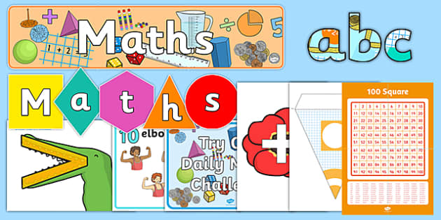 Top 10 KS1 Maths Display Resource Pack - Twinkl