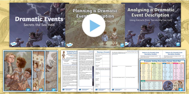 Writing a Description of a Dramatic Event KS2 Resource Pack