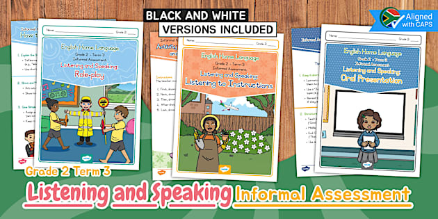Grade 2 English Home Language Term 3 Informal Assessment - Listening ...