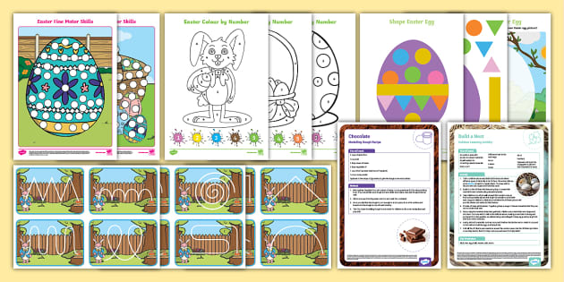 Kindergarten Easter Resource Pack (Ages 3-5) | Twinkl