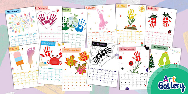 KS1 Calendar Crafts - Twinkl