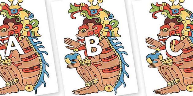 A-Z Alphabet on Ah Puch